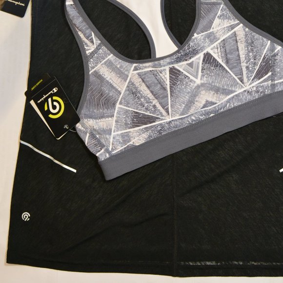 C9 by Champion | Tops | C9 Champion Workout Tank And Bra Black Set ...